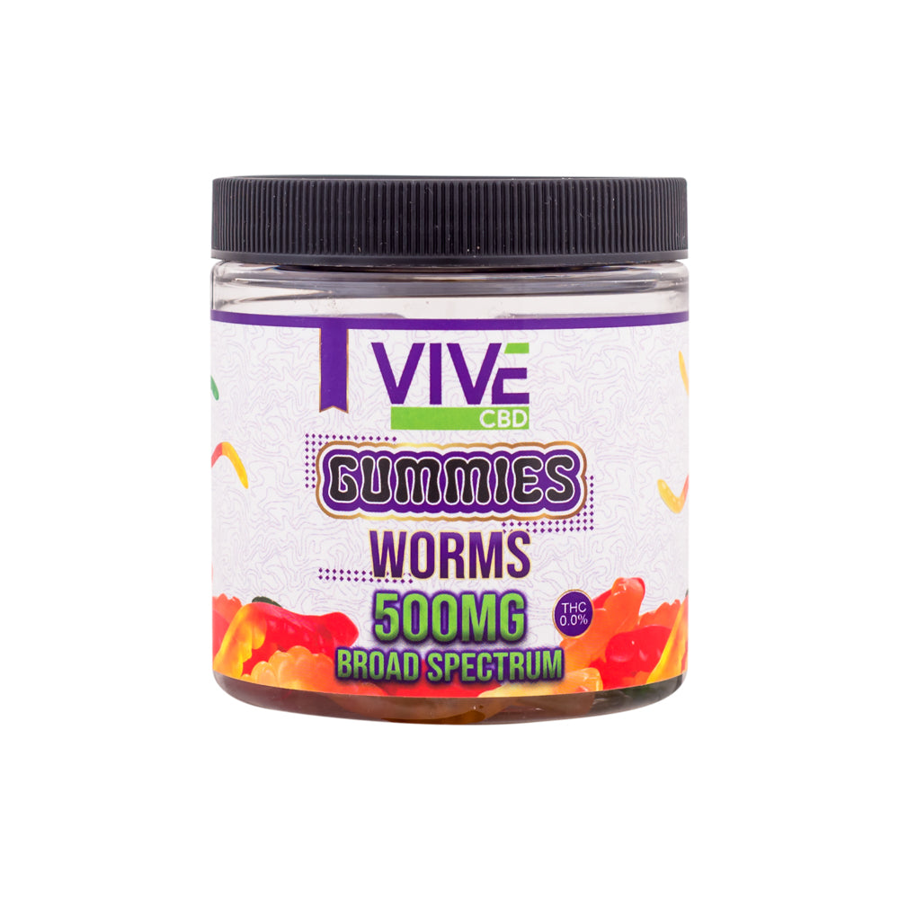 Best Natural Anxiety Relief: CBD Gummy Worms – Vive CBD